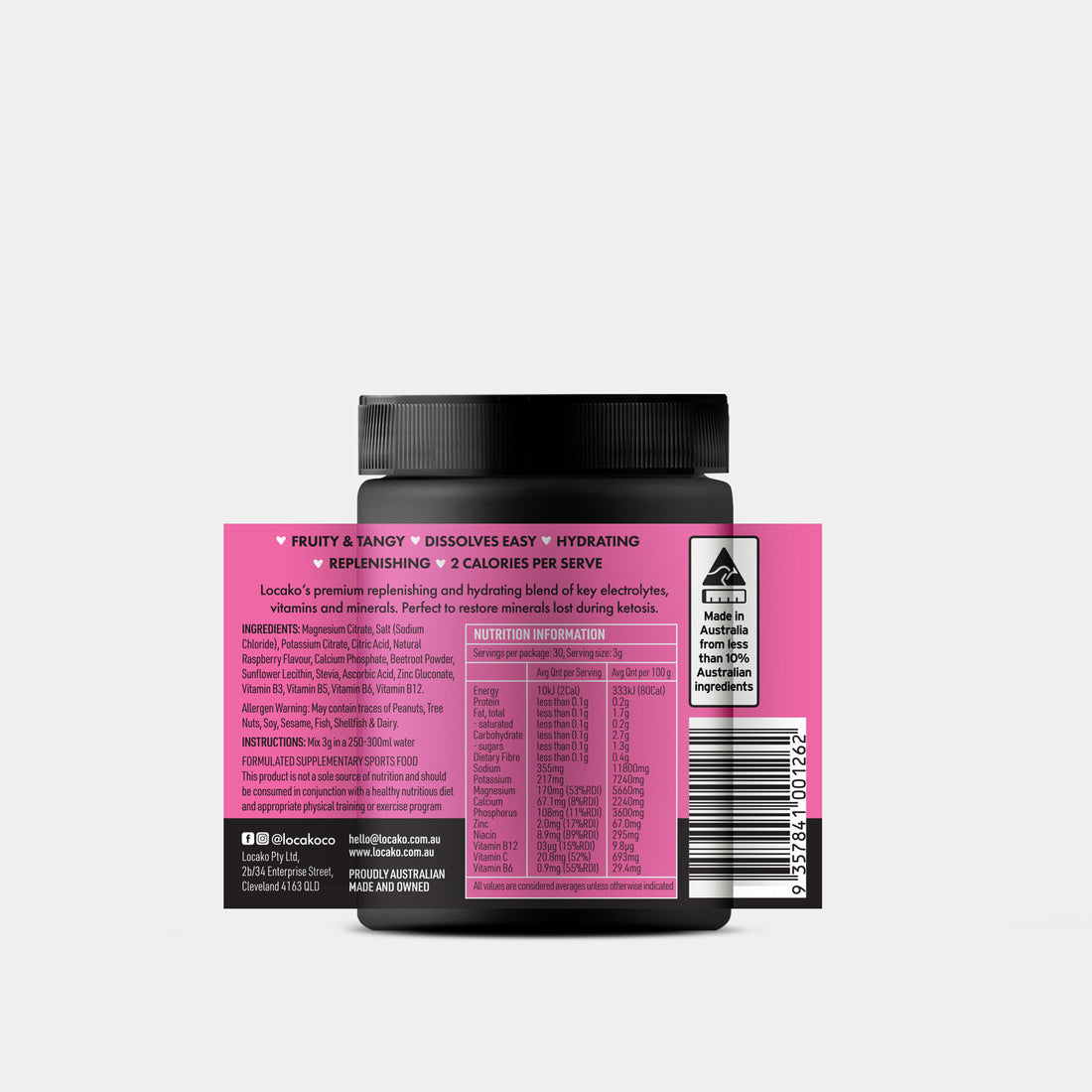 Keto Electrolytes - Raspberry – Locako